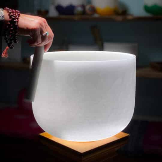 Crystal Singing Bowl - Note C - Root Chakra - 13